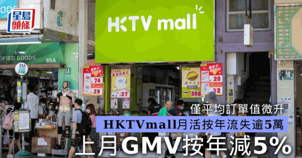 HKTV上月GMV按年减5% 日均订单量下挫 料年内呈增长趋势 | 星岛日报